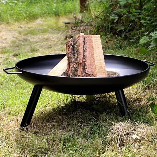 The Pot Company Spark Fire Pit with Legs 80cm Black – hortus